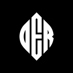 Der logo letter design Royalty Free Vector Image