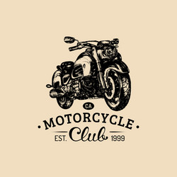 Motor service advertising poster hand Royalty Free Vector