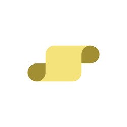 3d diploma paper scroll isolated Royalty Free Vector Image