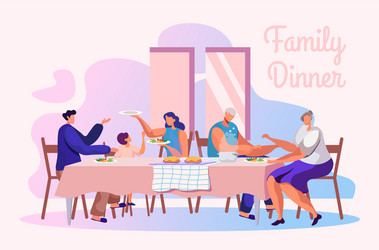 Family Dinner Cartoon Vector Images (over 5,500)