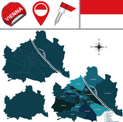 Vienna Map Districts Vector Images (over 110)