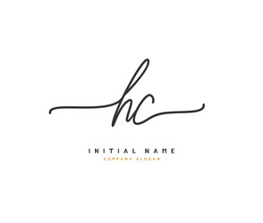Hc Initial Handwritten Vector Images (over 130)