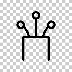 Optical cable icon technology information wire Vector Image