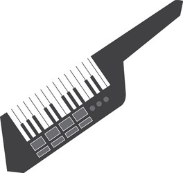 Keytar color stroke Royalty Free Vector Image - VectorStock