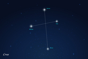 Bootes constellation with star names in night sky Vector Image