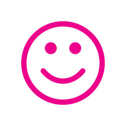 Eps10 logo a smile curve Royalty Free Vector Image