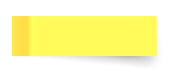 Green realistic horizontal paper sticker Vector Image