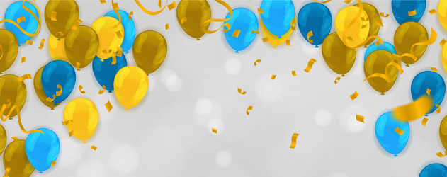 Golden celebration background group gold Vector Image