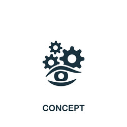Competence icon monochrome simple sign from core Vector Image