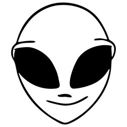 Alien Drawing Line Vector Images (over 2,900)