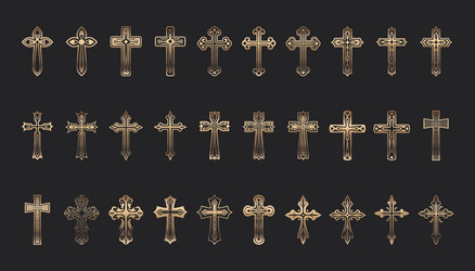 Christian Cross Outline Vector Images (over 16,000)