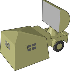 Military radar sketch or color Royalty Free Vector Image