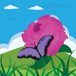 Spring nature design Royalty Free Vector Image