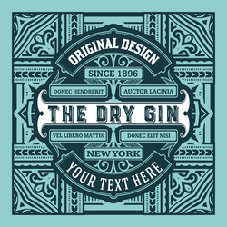 Flag beer old school banner with text Royalty Free Vector