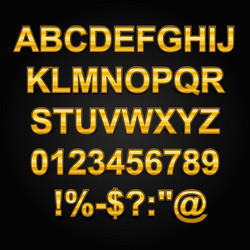 Gold Letters Set Vector Images (over 17,000)