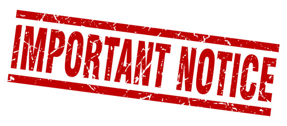 Important notice rubber stamp Royalty Free Vector Image