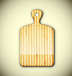 Kitchen cutting board Royalty Free Vector Image