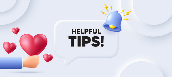 Helpful tips symbol education faq sign hand Vector Image