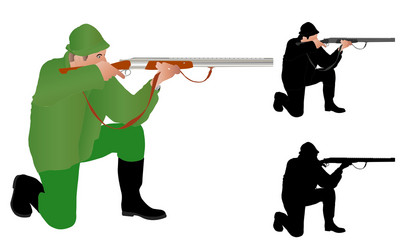 Hunter Man Vector Images (over 8,400)