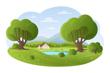 Lake Scene Vector Images (over 12,000)