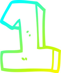 Number 1 Clipart Vector Images (over 1,300)