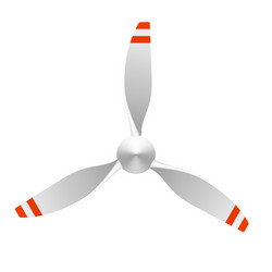 Plane blade propeller airplane wood engine Vector Image