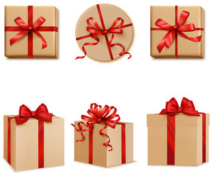 Gift boxes Royalty Free Vector Image - VectorStock
