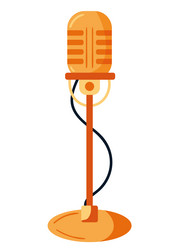 Golden Microphone Vector Images (over 1,500)