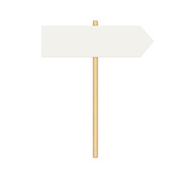 Double and single direction signs Royalty Free Vector Image