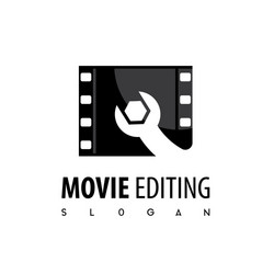 Video editing logo Royalty Free Vector Image - VectorStock
