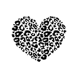 Heart Leopard Print Vector Images (over 1,800)