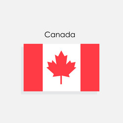 Canada flag icon Royalty Free Vector Image - VectorStock
