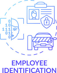 Employee capabilities identification concept icon Vector Image