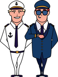 Isolated drivers persons design Royalty Free Vector Image