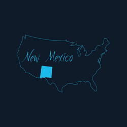 New Mexico State Outline Vector Images (over 600)