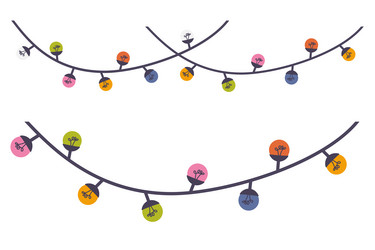 String of Christmas Lights Cartoon Vector Images (over 1,000)