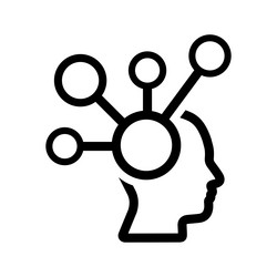 Mind map icon Royalty Free Vector Image - VectorStock