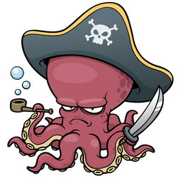 Evil Cartoon Octopus