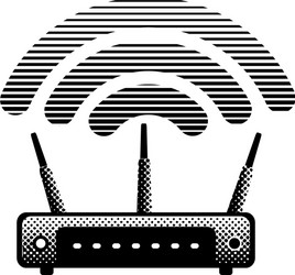 Wireless router Royalty Free Vector Image - VectorStock