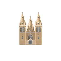 Catholic cathedral Royalty Free Vector Image - VectorStock