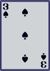 3 of Spades Vector Images (over 350)