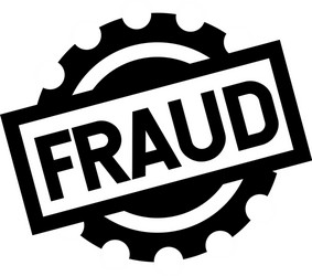 Fraud black stamp Royalty Free Vector Image - VectorStock