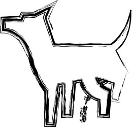 Dog Peeing Silhouette Vector Images (67)