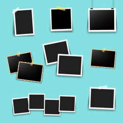Vintage photo frames Royalty Free Vector Image