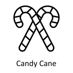 Candy Cane Outline Vector Images (over 3,600)