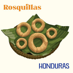 Honduran baleada Royalty Free Vector Image - VectorStock