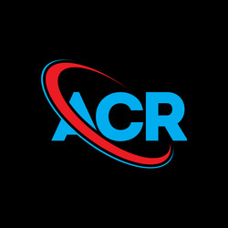 Acr logo letter design Royalty Free Vector Image