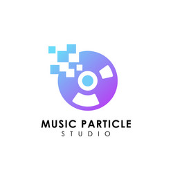 Music time logo icon Royalty Free Vector Image