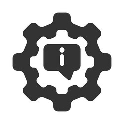 Support info icon Royalty Free Vector Image - VectorStock