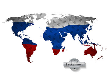 Camouflage military world map Royalty Free Vector Image